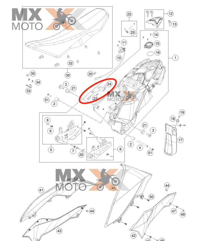 Sensor Nivel de Combustível ( Sensor Level ) Original KTM 690/950/1190 ...