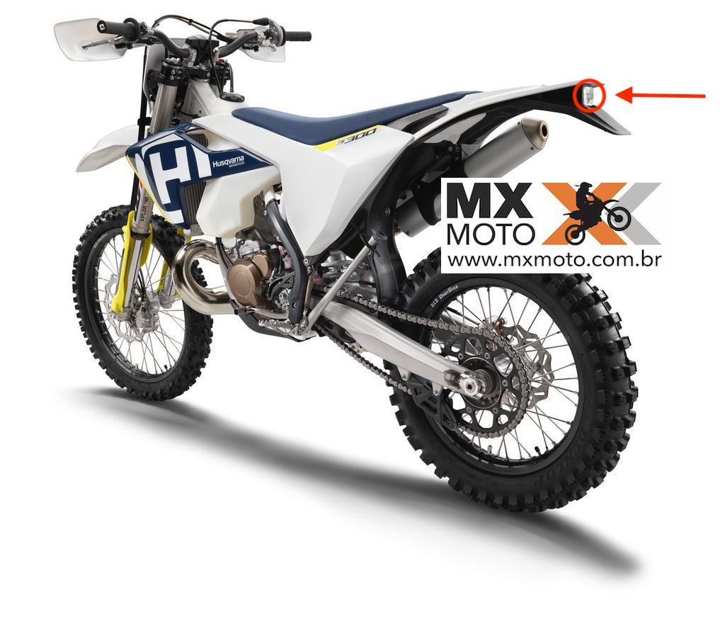 ( NO PIX R$ 399,00 ) Luz Lanterna LED Traseira Original Husqvarna 2017 ...